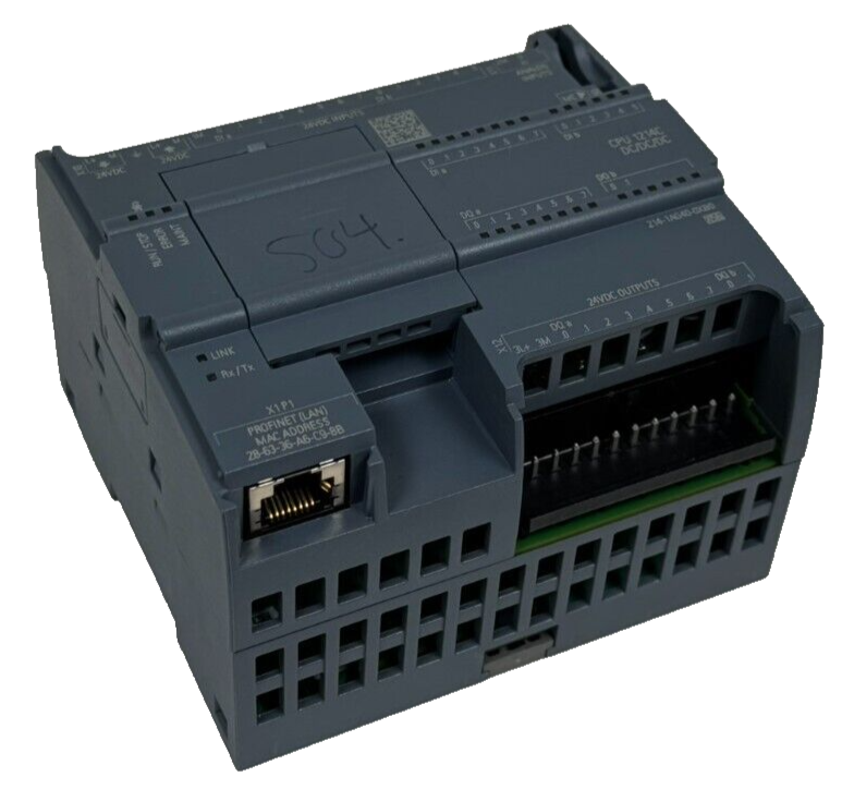 USED SIEMENS 6ES7 214-1AG40-0XB0 CPU MODULE S7-1200 CPU 1214C DC/DC/DC ...