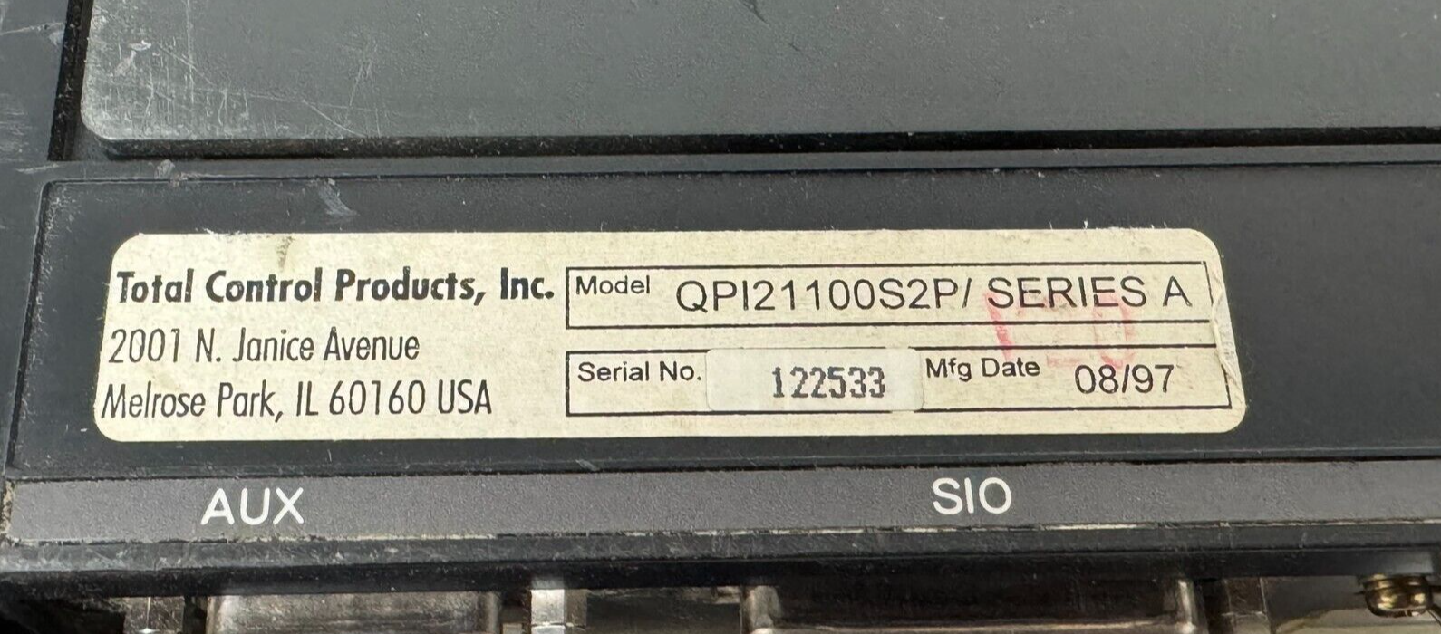 USED TOTAL CONTROL QPI21100S2P-A QUICKPANEL 10.4" QPI21100S2P - SB Industrial Supply, Inc.
