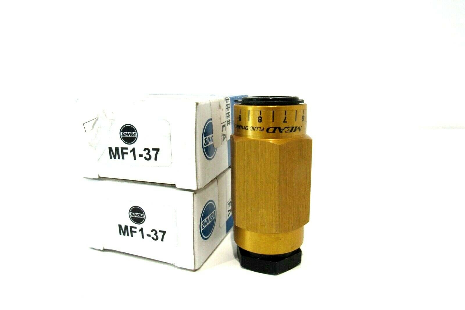 LOT OF 2 NEW BIMBA MF1-37 FLOW CONTROL VALVE MF137 - SB Industrial ...