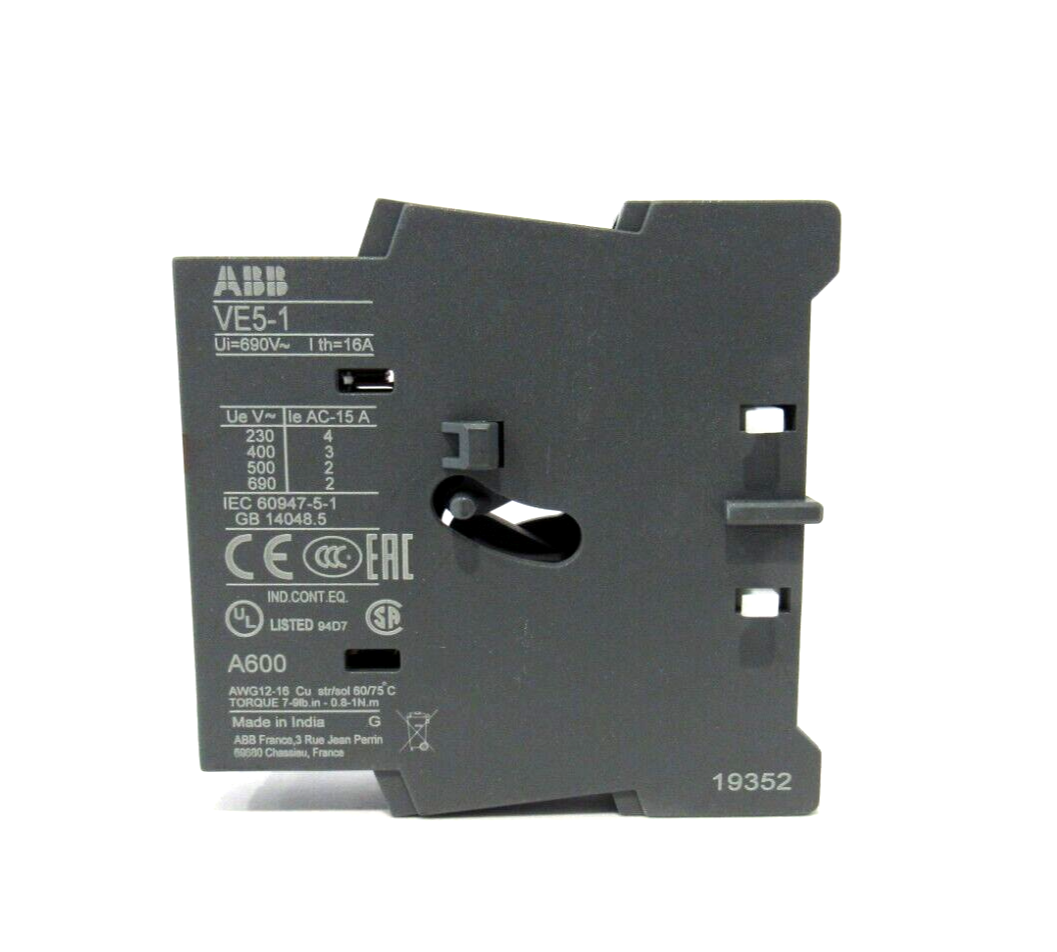 NEW ABB 1SBN030110R1000 MECHANICAL INTERLOCK SWITCH VE5-1 - SB ...