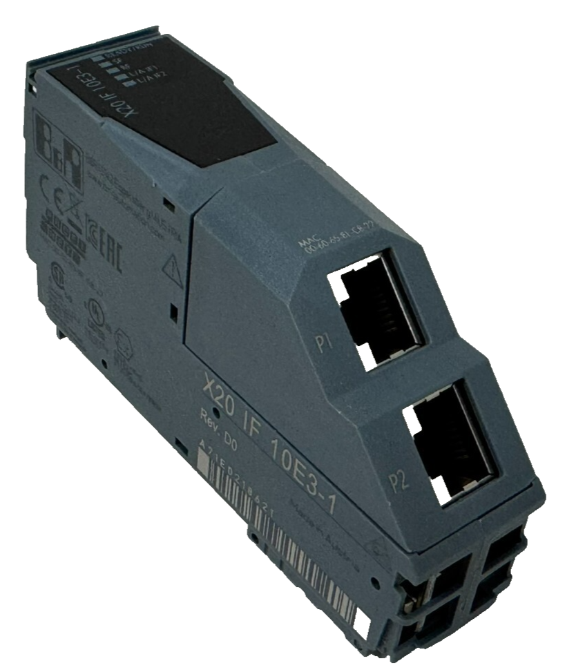 NEW B&R X20-IF-10E3-1 PROFINET INTERFACE MODULE X20IF10E3-1 REV. D0 ...