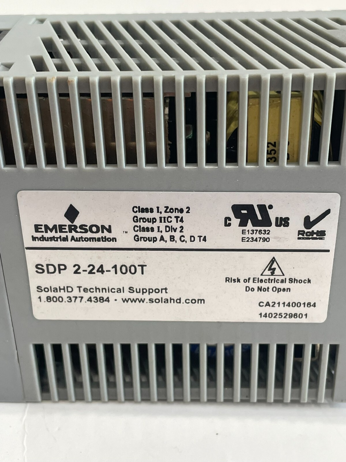 NEW EMERSON SDP2-24-100T POWER SUPPLY SDP224100T - SB Industrial Supply ...