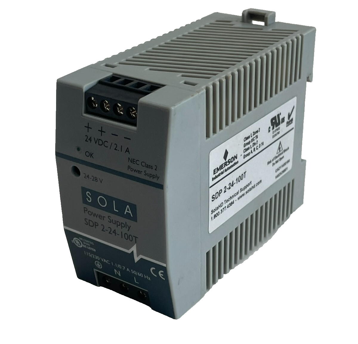 NEW EMERSON SDP2-24-100T POWER SUPPLY SDP224100T - SB Industrial Supply ...