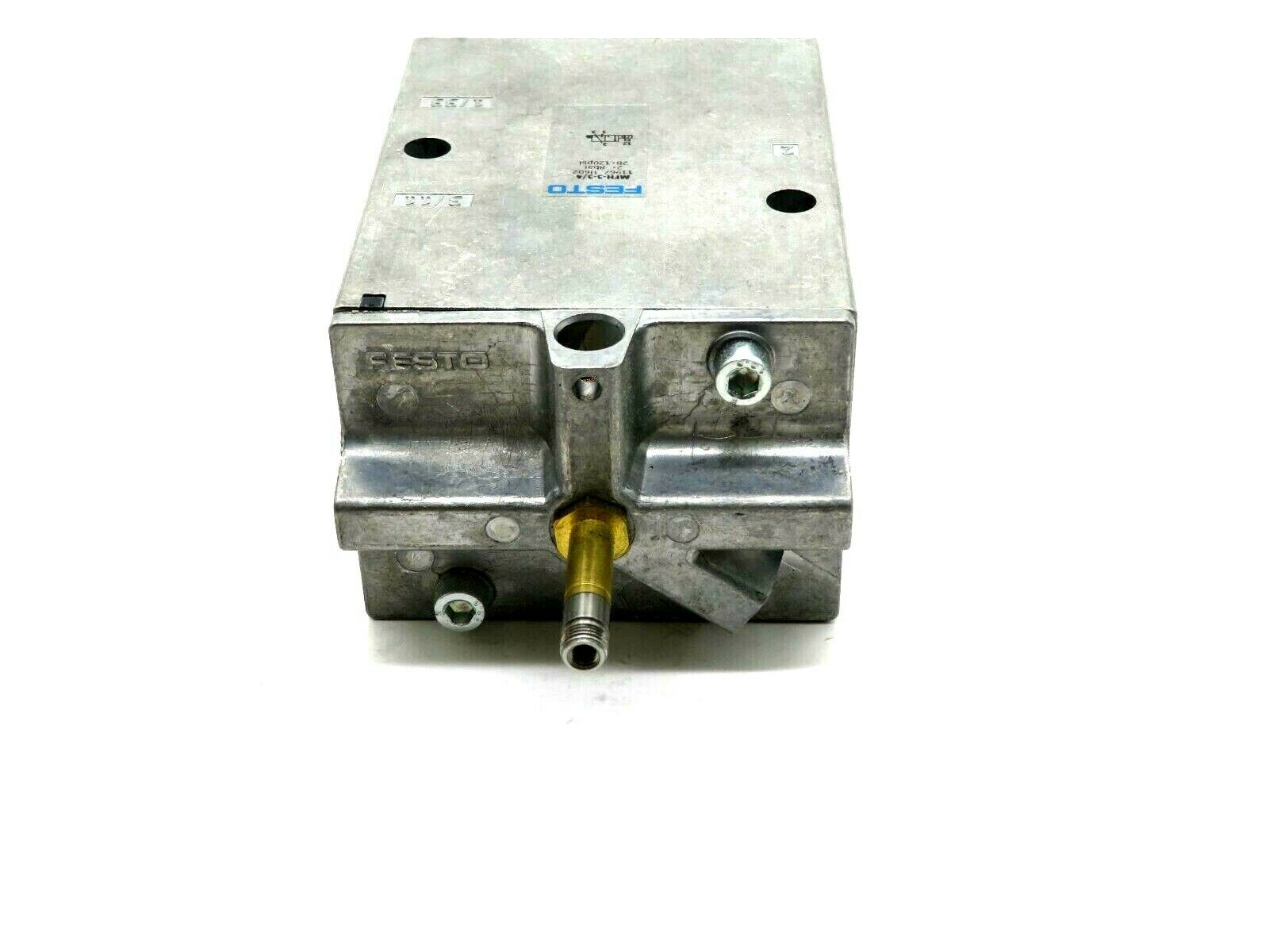 NEW FESTO ELECTRIC MFH-3-3/4 SOLENOID VALVE 11967 MFH334 - SB ...