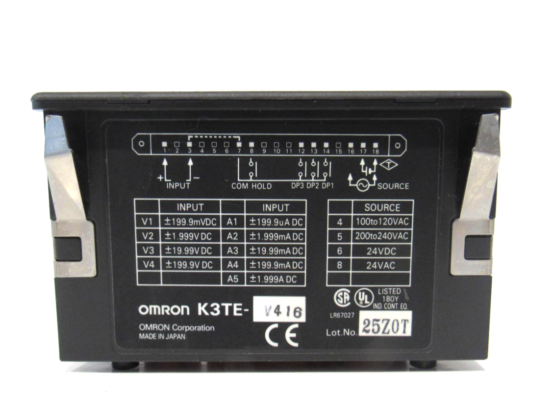 NEW OMRON K3TE-V416 PANEL METER K3TEV416 - SB Industrial Supply, Inc.