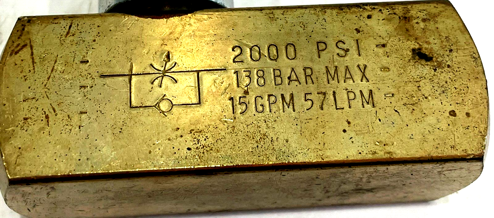 NEW PARKER F800-B11 FLOW CONTROL VALVE 1/2" NPT BRASS F800B11 - SB ...