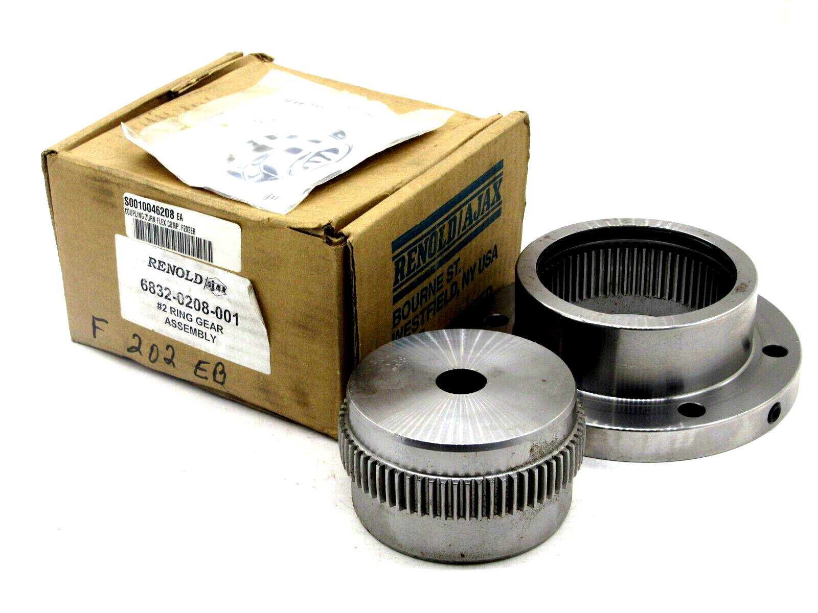 NEW RENOLD 6832-0208-001 #2 RING GEAR ASSEMBLY F202EB 68320208001 - SB ...