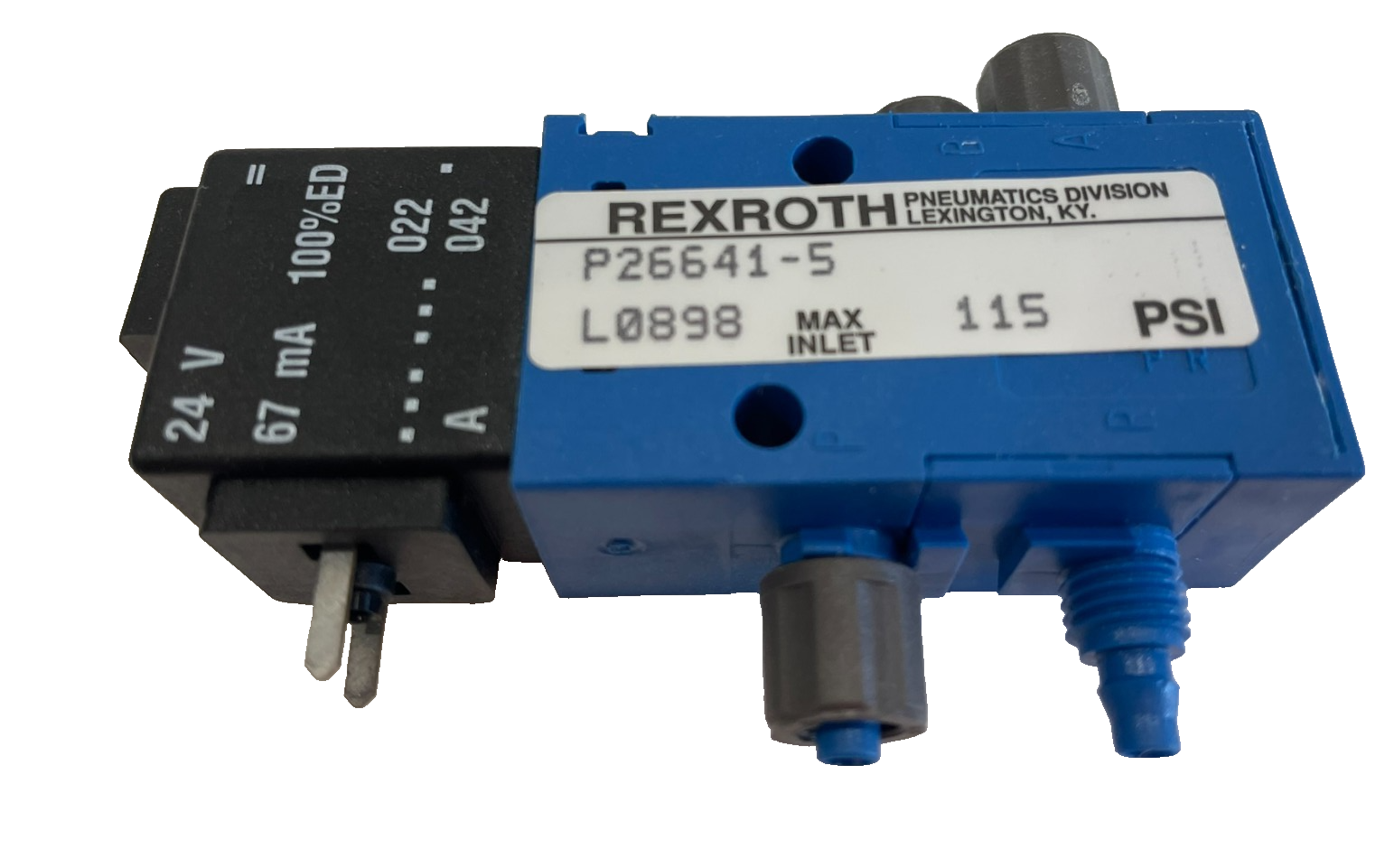 NEW REXROTH P-026641-00005 SOLENOID VALVE P02664100005 - SB Industrial ...