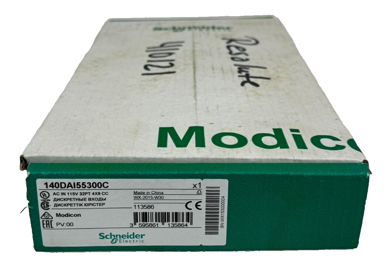 NEW SCHNEIDER / MODICON 140DAI55300C INPUT MODULE CONFORMALLY COATED ...