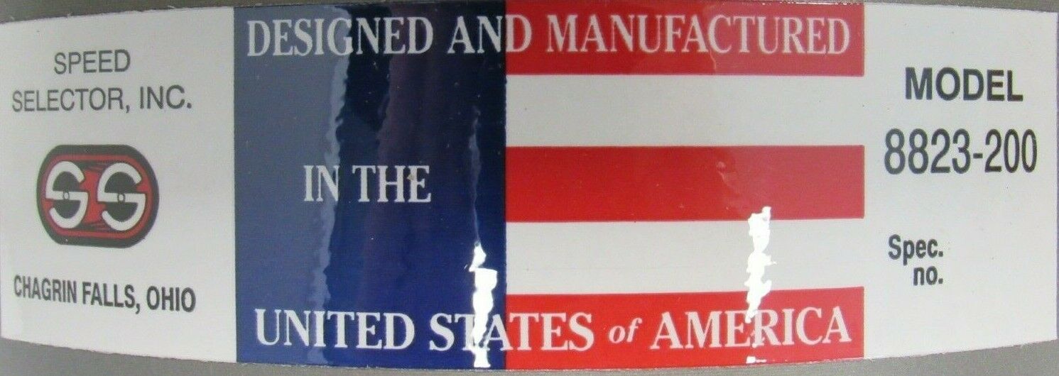 NEW SPEED SELECTOR 8823-200 PULLEY 1-5/8" BORE 8823200 - SB Industrial ...