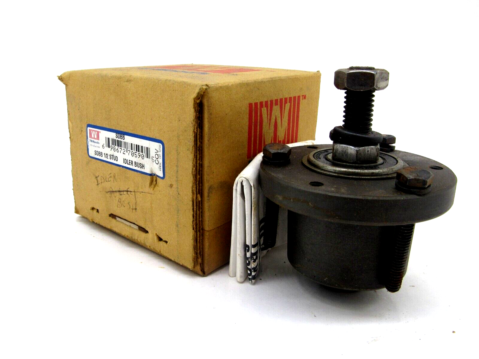 NEW TB WOODS SDBB IDLER BUSH 1/2" STUD - SB Industrial Supply, Inc.