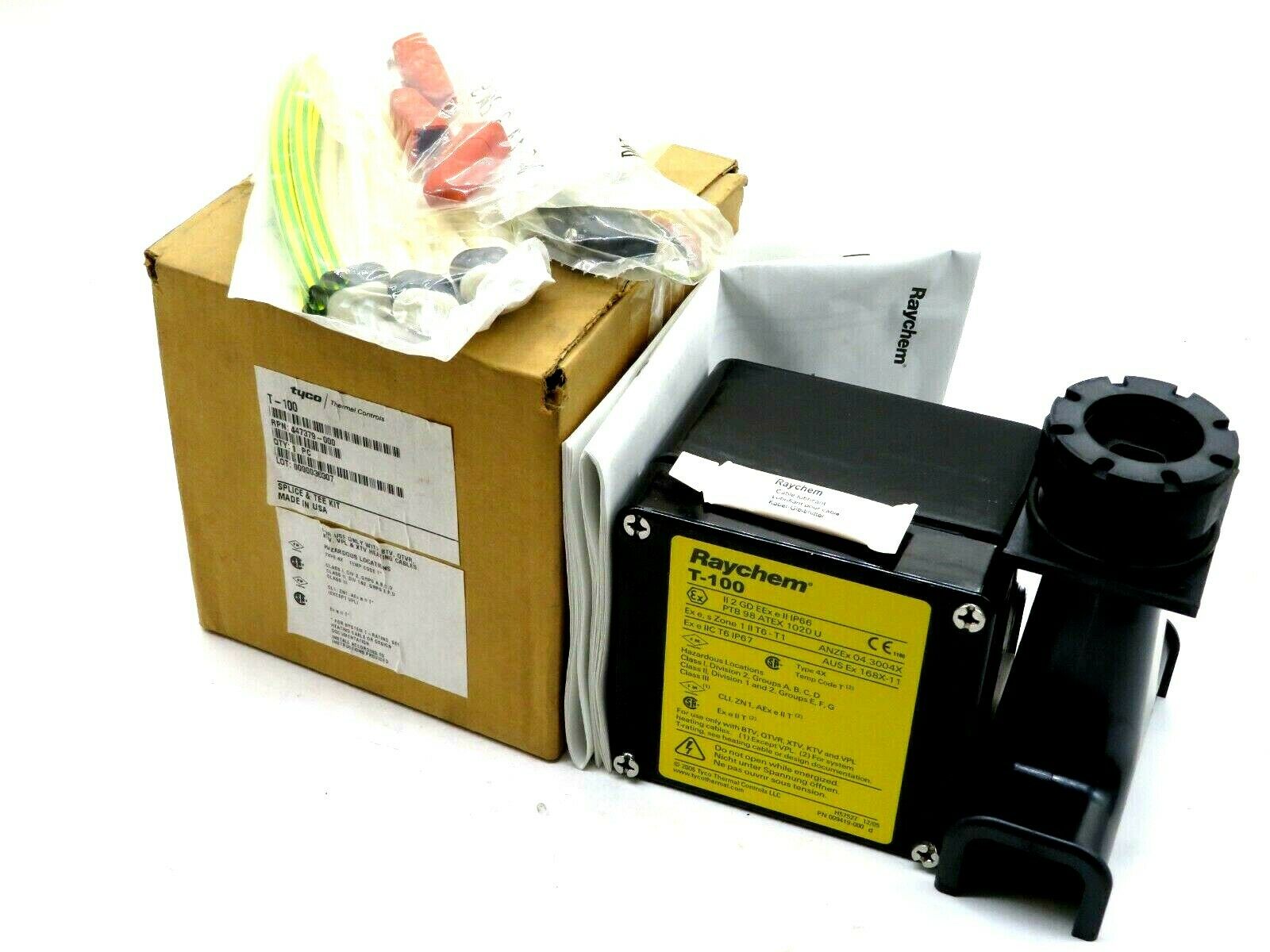 NEW TYCO T-100 SPLICE AND TEE KIT 447379-000 T100 - SB Industrial ...