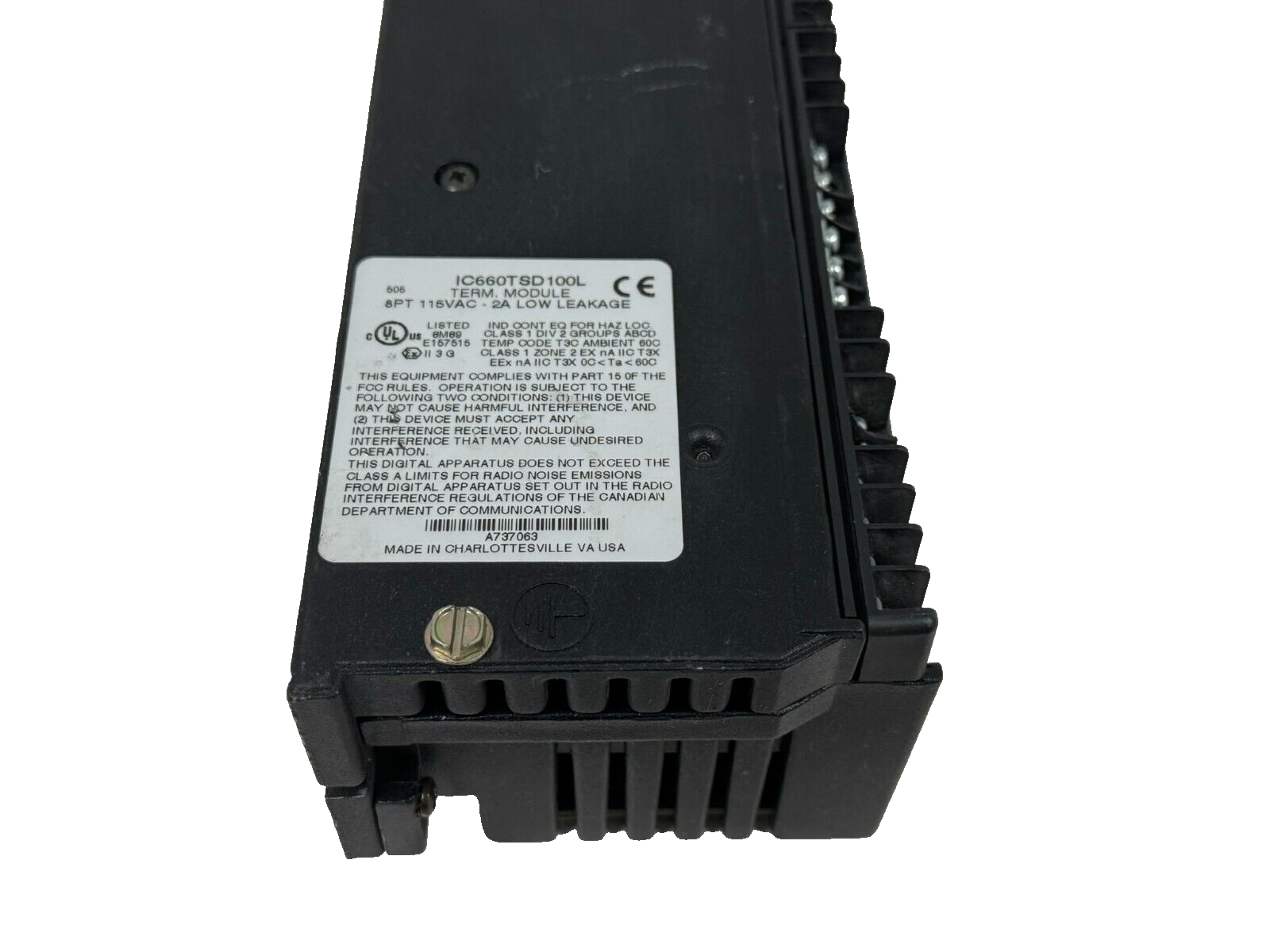 USED GE FANUC IC660BBD101 I/O GENIUS BLOCK IC660EBD101 IC660TSD100 - SB ...