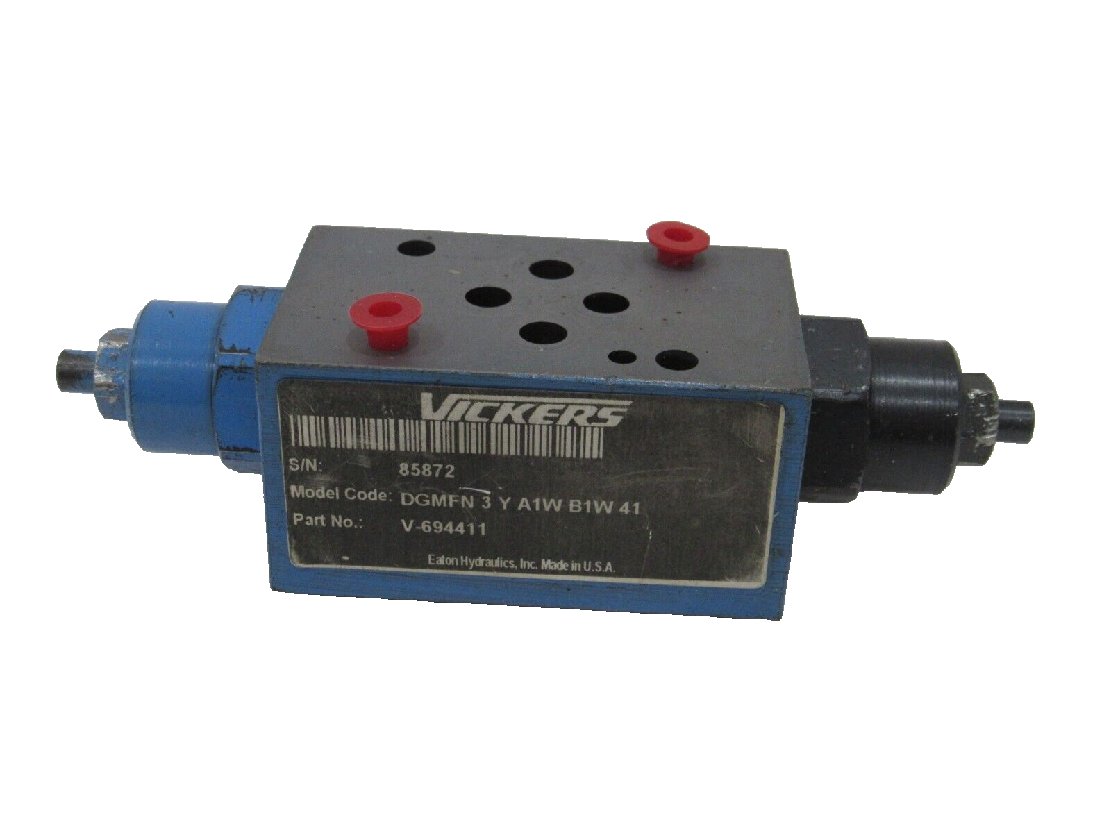 USED VICKERS DGMFN-3-Y-A1W-B1W-41 FLOW CONTROL VALVE DGMFN3YA1WB1W41 ...