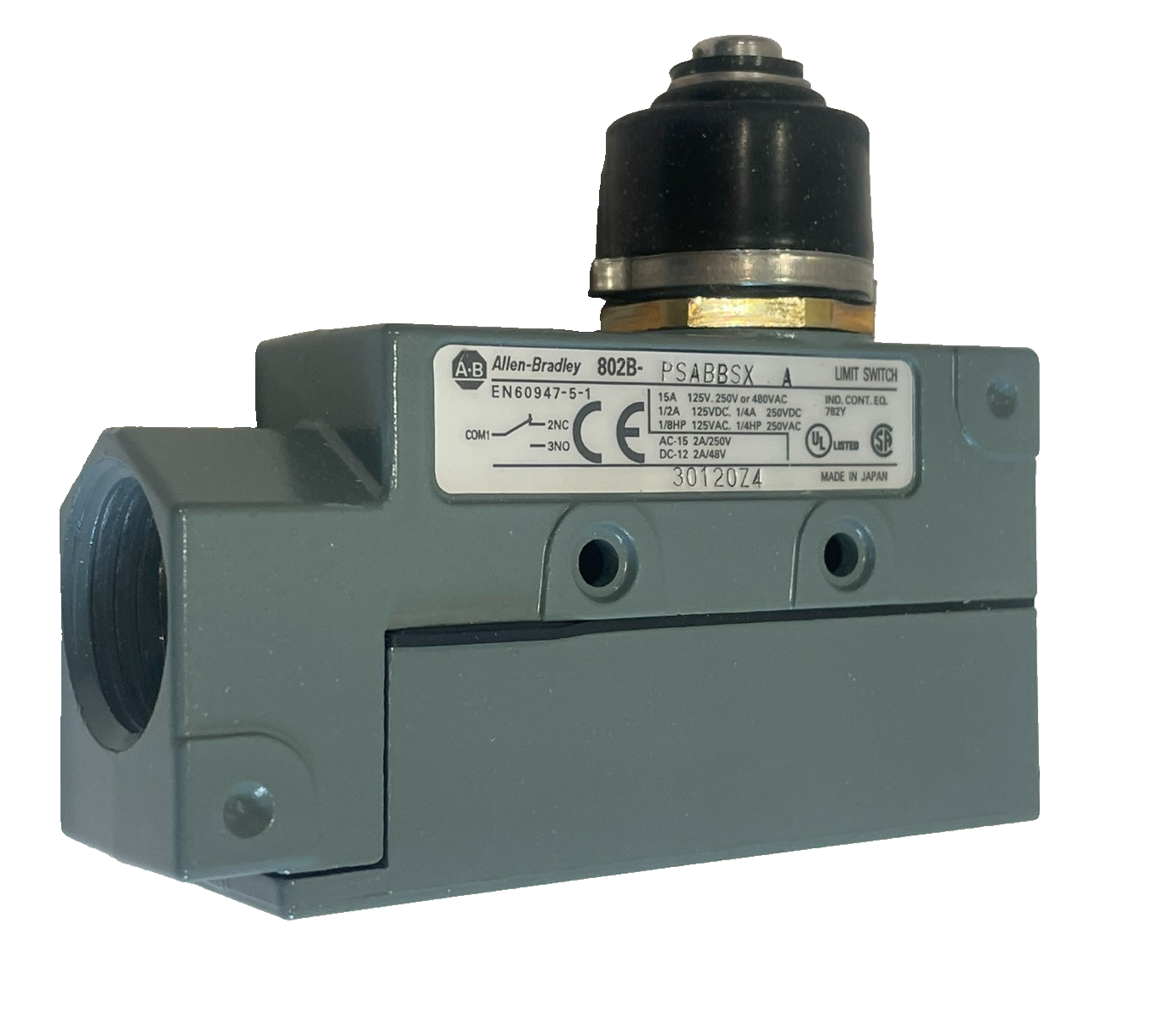 ALLEN BRADLEY 802B-PSABBSX PRECISION LIMIT SWITCH 802BPSABBSX NEW ...