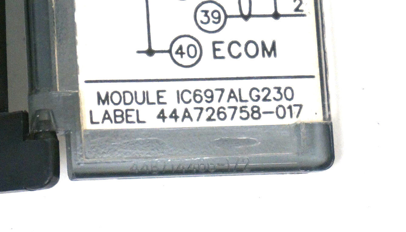 USED GE FANUC IC697ALG230 ANALOG INPUT MODULE - SB Industrial Supply, Inc.