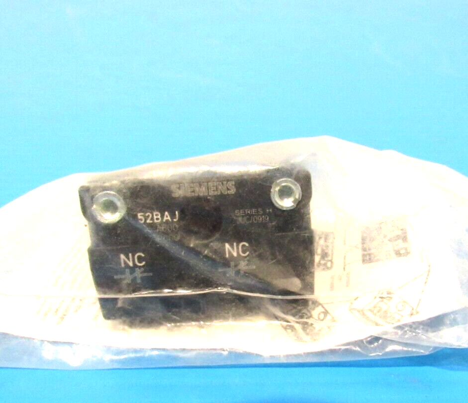LOT OF 6 NEW SIEMENS 52BAJ CONTACT BLOCKS SER.H - SB Industrial Supply ...
