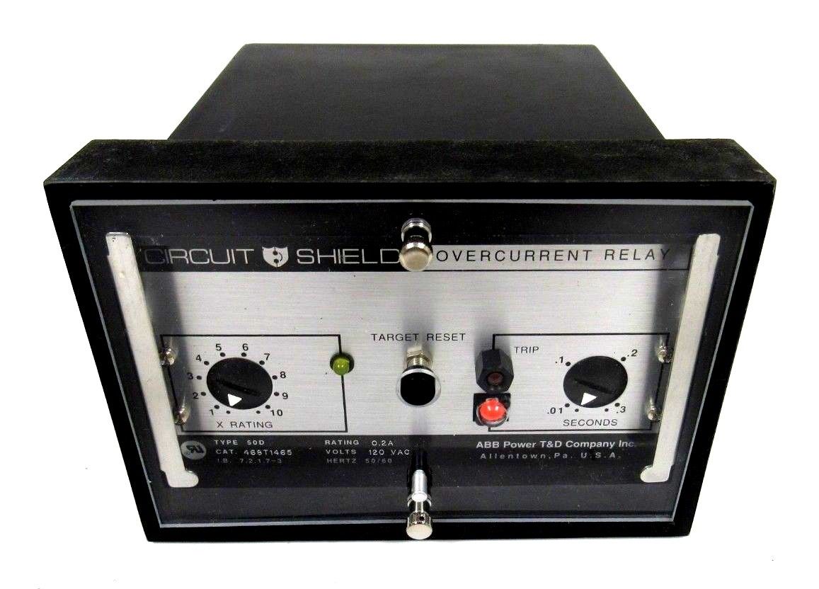 NEW ABB 468T1465 OVERCURRENT RELAY TYPE 50D - SB Industrial Supply, Inc.