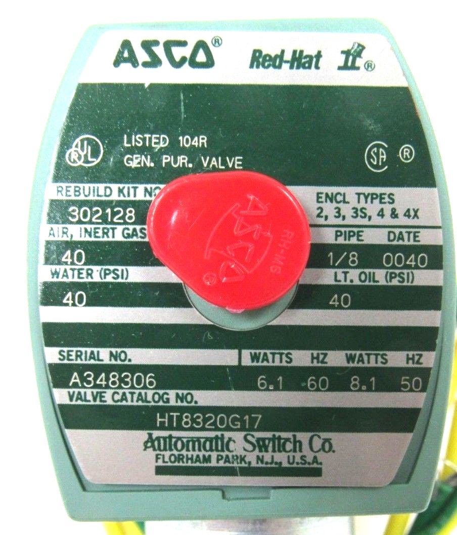 NEW ASCO HT8320G17 SOLENOID VALVE 1/8" - SB Industrial Supply, Inc.