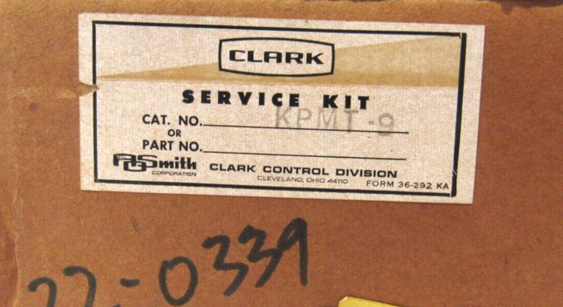 NEW CLARK A.O. SMITH KPMT-9 SERVICE KIT KPMT9 - SB Industrial Supply, Inc.