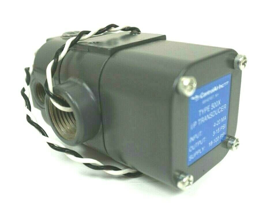 NEW CONTROL AIR 500-AC ELECTROPNEUMATIC I/P TRANSDUCER TYPE 500X 500AC ...