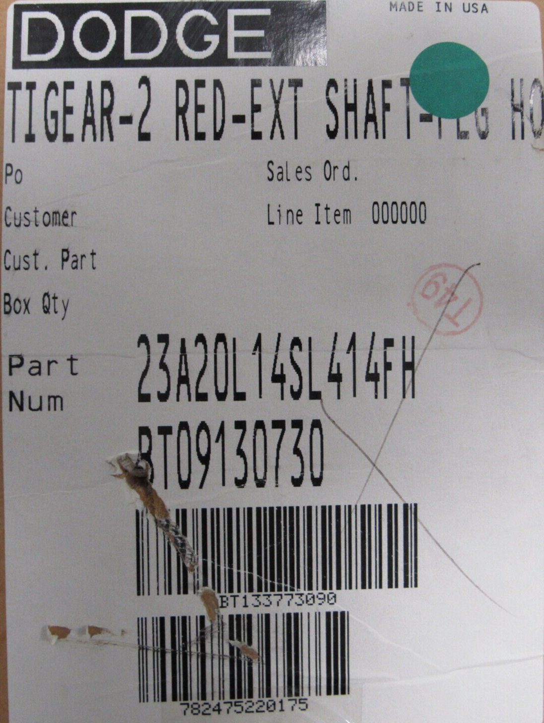 NEW DODGE 23A20L14SL414FH GEAR REDUCER 20:1 - SB Industrial Supply, Inc.