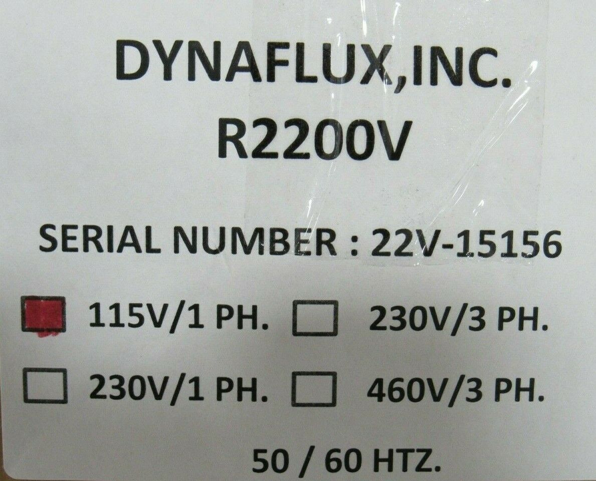 NEW DYNAFLUX R2200V WELDING WATER COOLER 115V - SB Industrial Supply, Inc.