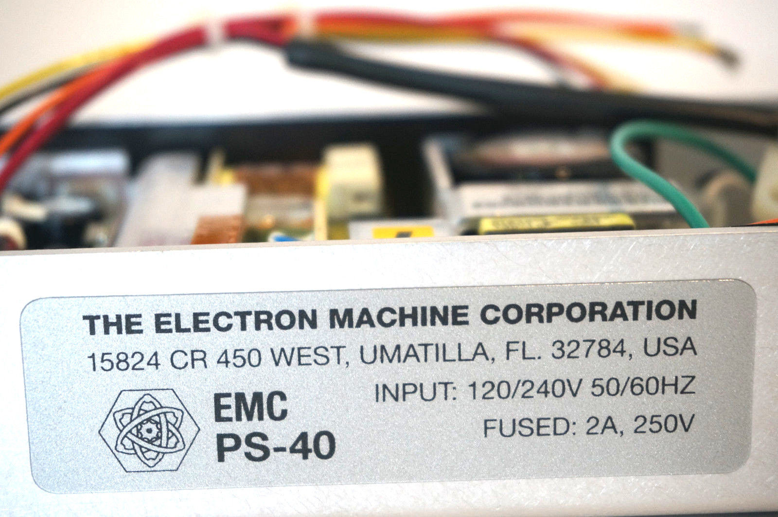 NEW ELECTRON MACHINE CORPORATION PS-40 POWER SUPPLY PS40 - SB ...
