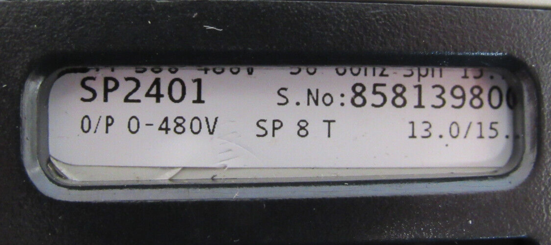 NEW EMERSON SP2401 UNIDRIVE 480V 10HP - SB Industrial Supply, Inc.