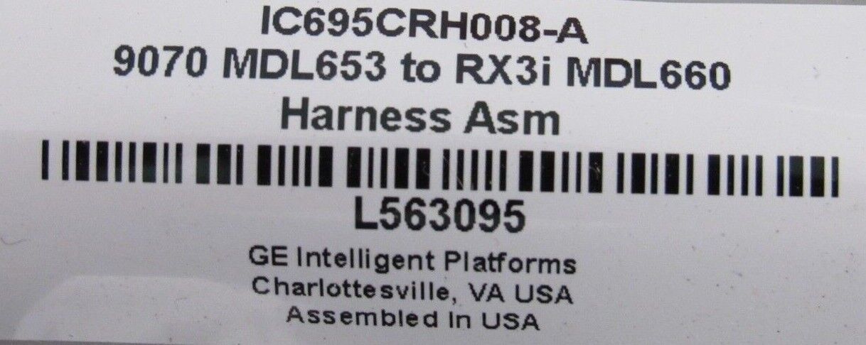 NEW FANUC IC695CRH008 WIRING HARNESS IC695ACC651-A IC695CRH008-A - SB ...