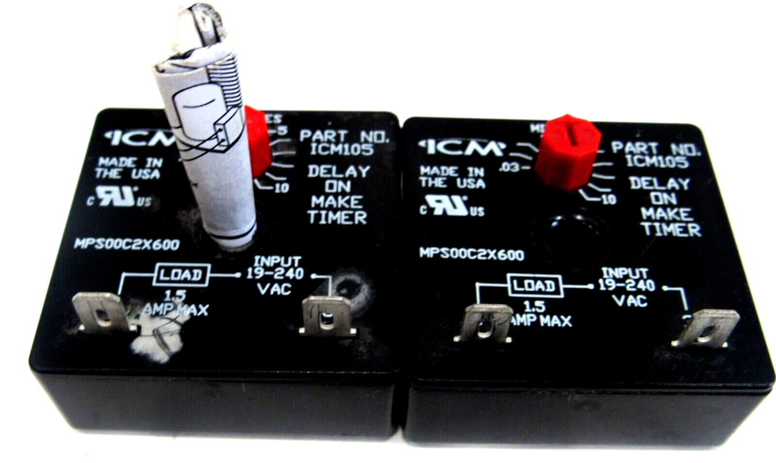 NEW ICM ICM105 TIMER MPS00C2X600 LOT OF 2 - SB Industrial Supply, Inc.