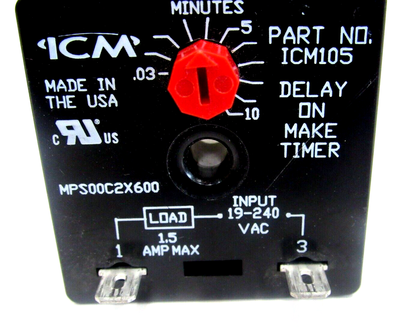 NEW ICM ICM105 TIMER MPS00C2X600 LOT OF 2 - SB Industrial Supply, Inc.