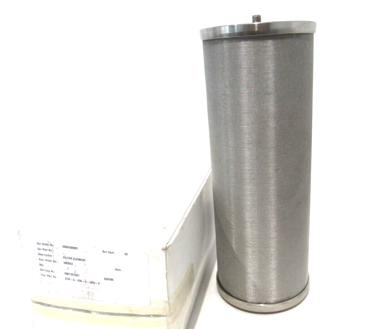 NEW INDUFIL ECR-S-235-D-UPG-V FILTER ELEMENT ECRS235DUPGV - SB ...