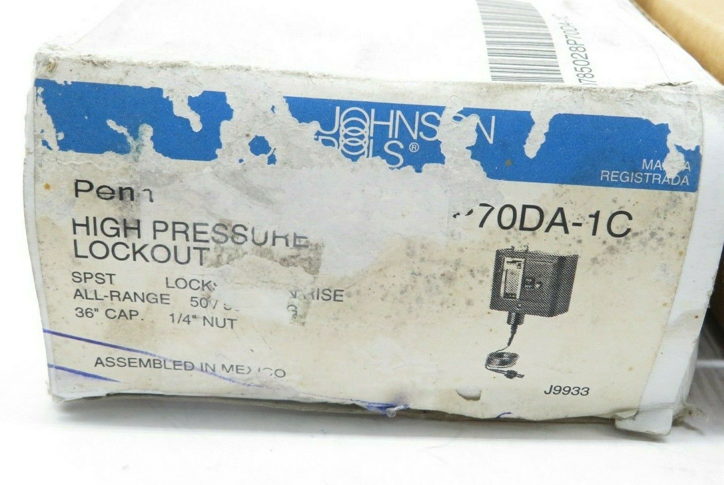 NEW JOHNSON CONTROLS P70DA-1C HIGH PRESSURE LOCKOUT P70DA1C - SB ...