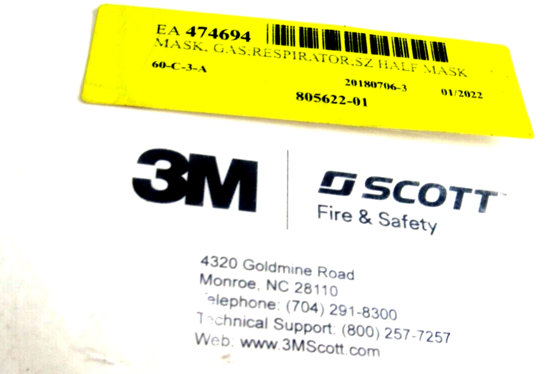 NEW LOT OF 6 SCOTT 805622-01 ADAPTER HALF MASK RESPIRATOR 80562201 - SB ...
