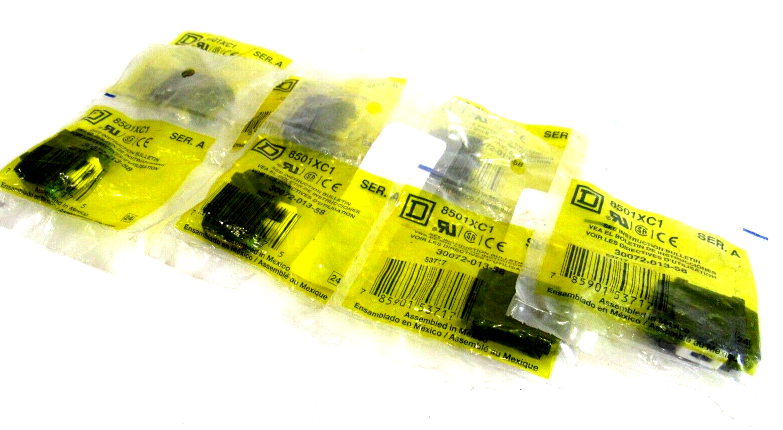 NEW LOT OF 7 SQUARE D 8501XC1 CONTACT RELAY - SB Industrial Supply, Inc.
