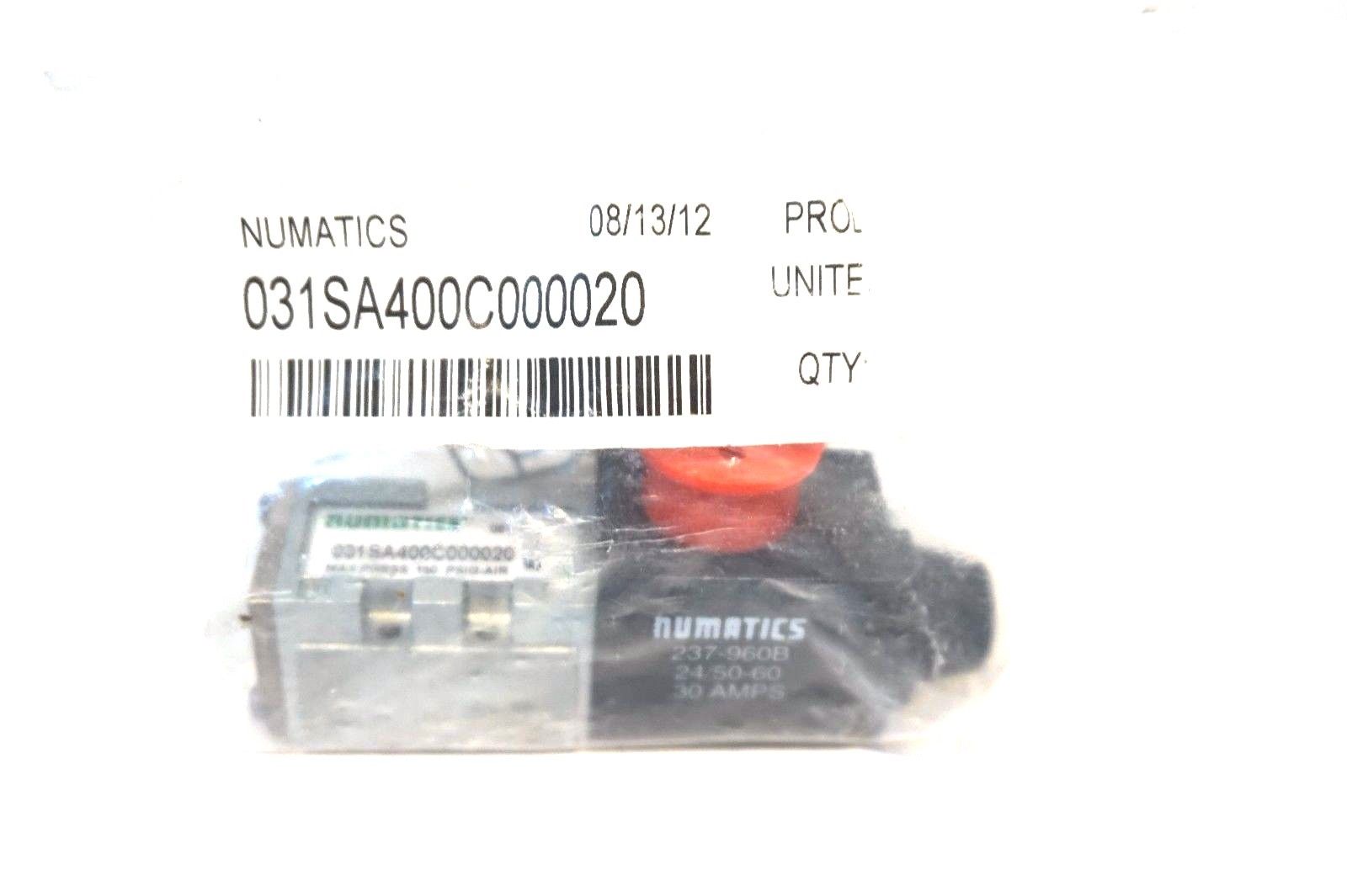 NEW NUMATICS 031SA400C000020 VALVE - SB Industrial Supply, Inc.