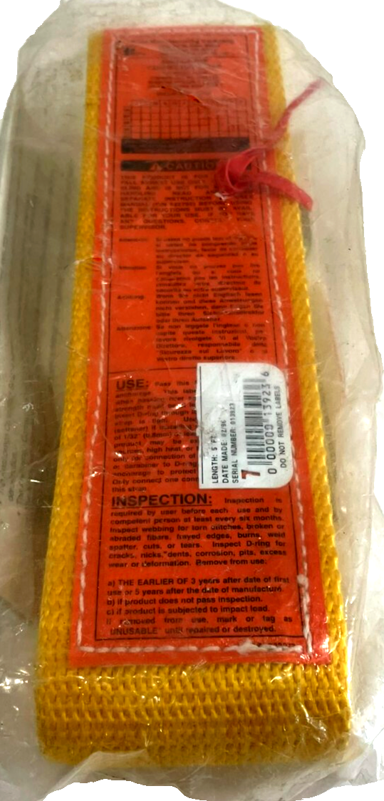 NEW ROSE MANUFACTURING 505282 ANCHORAGE CONNECTOR STRAP - SB Industrial ...