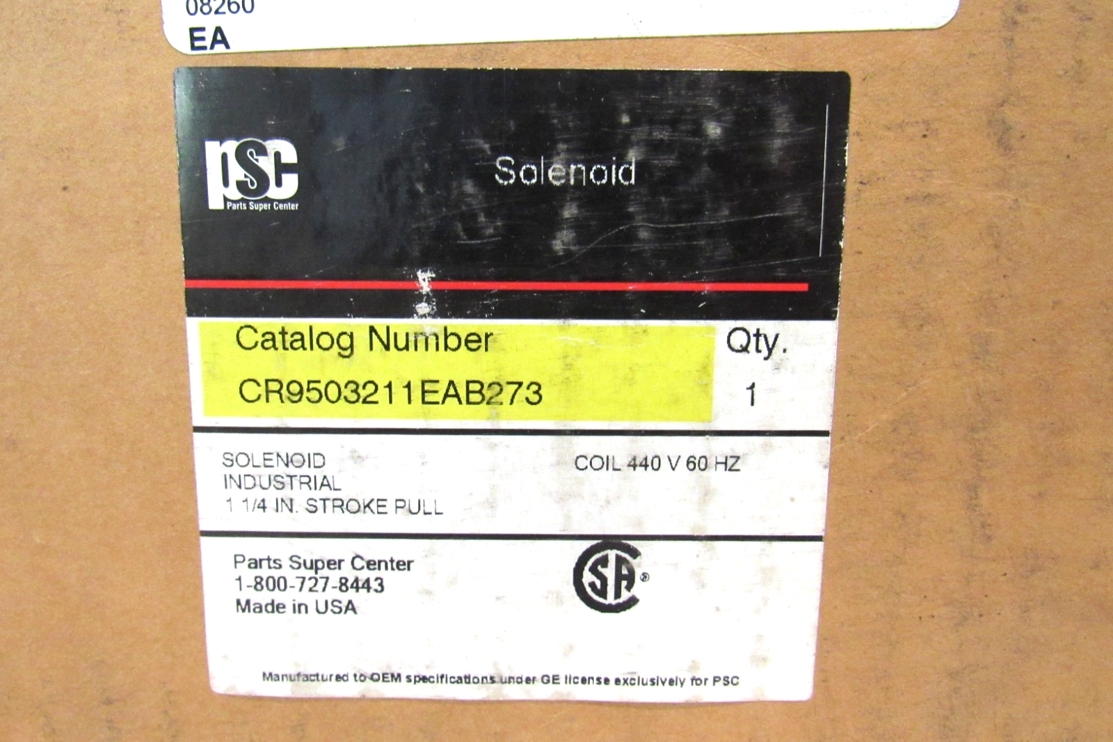REPAIRED GENERAL ELECTRIC / PARTS SUPER CENTER CR9503211EAB273 ...