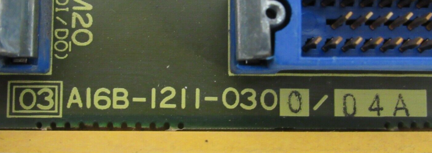 USED FANUC A16B-1211-0300/04A I/O BOARD A16B1211030004A - SB Industrial ...