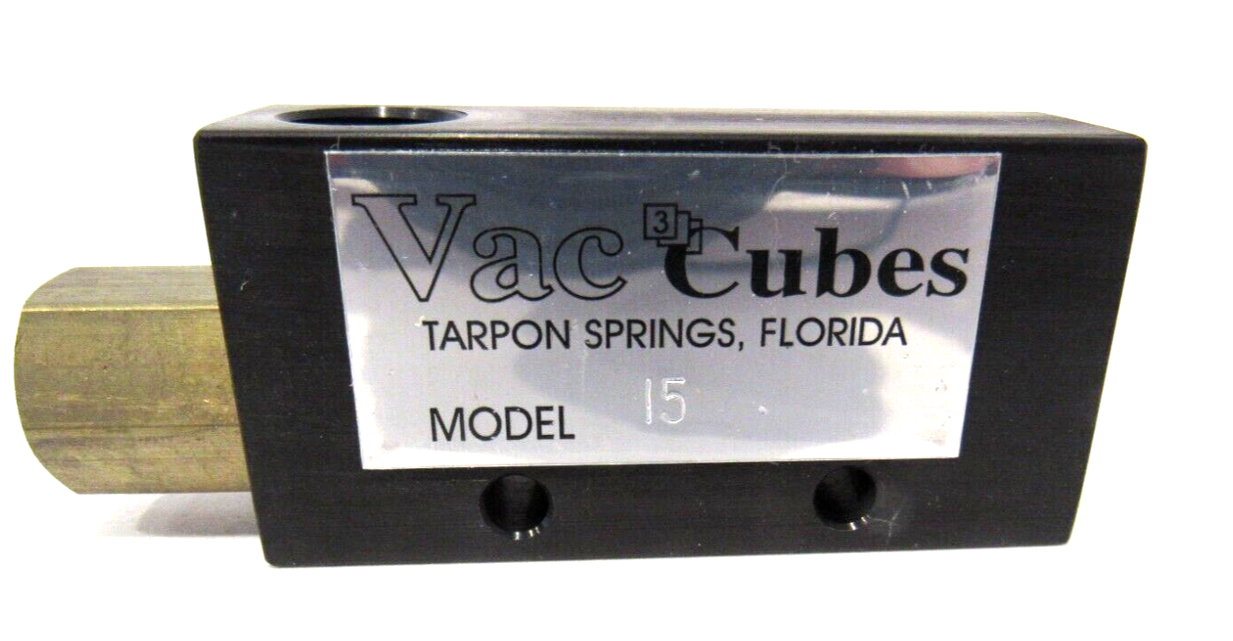 LOT OF 2 NEW VAC CUBES MODEL 15 VACUUM PUMP - SB Industrial Supply, Inc.