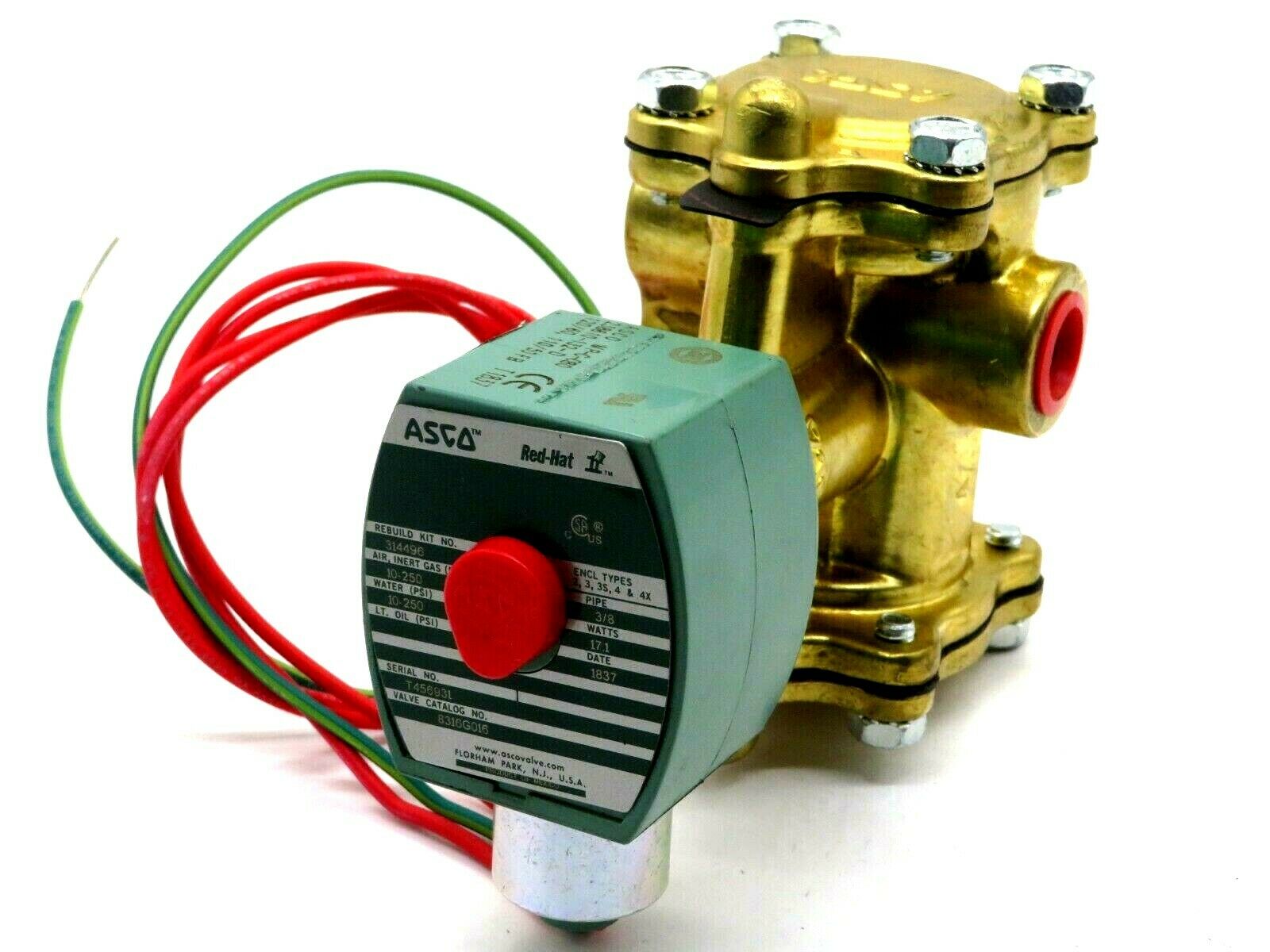 NEW ASCO 8316G016 SOLENOID VALVE - SB Industrial Supply, Inc.