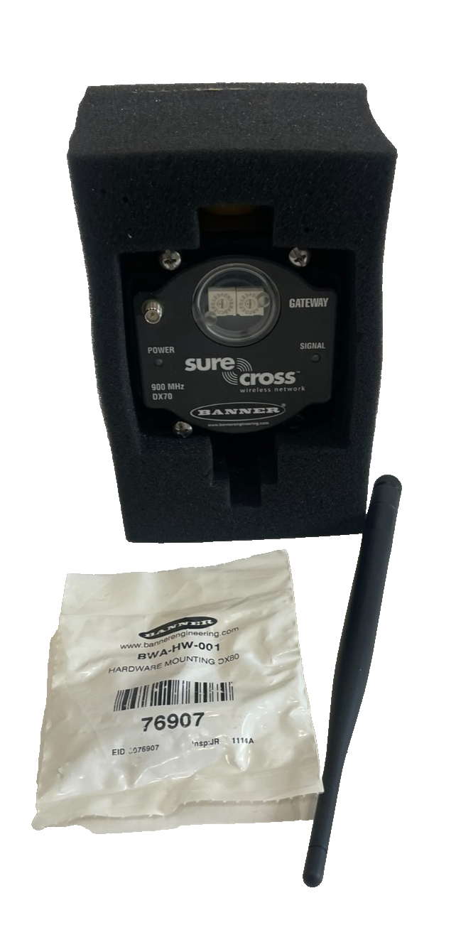 NEW BANNER ENGINEERING DX70G9X6S4P4M2M2 SURECROSS DX70 GATEWAY - SB ...