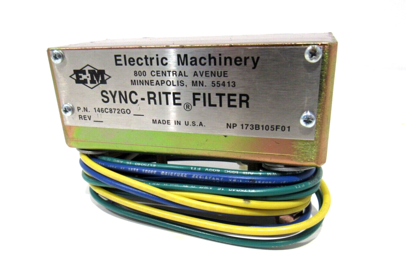 NEW ELECTRIC MACHINERY 146C872G03 SYNC-RITE FILTER - SB Industrial Supply, Inc.