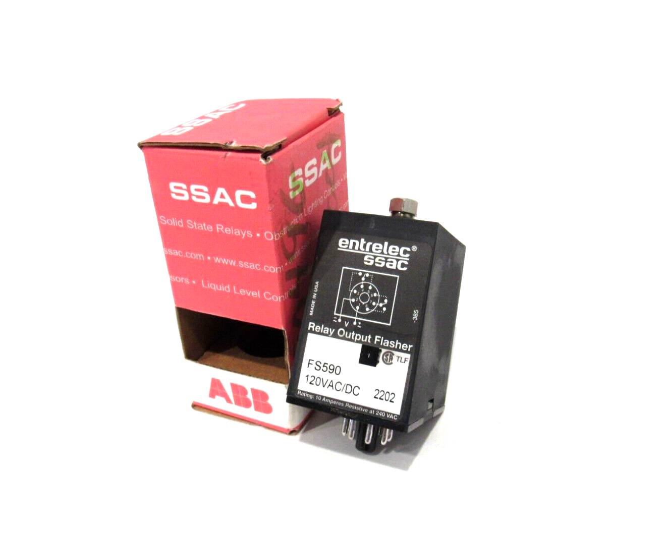 NEW ENTRELEC SSAC FS590 RELAY OUTPUT FLASHER - SB Industrial Supply, Inc.