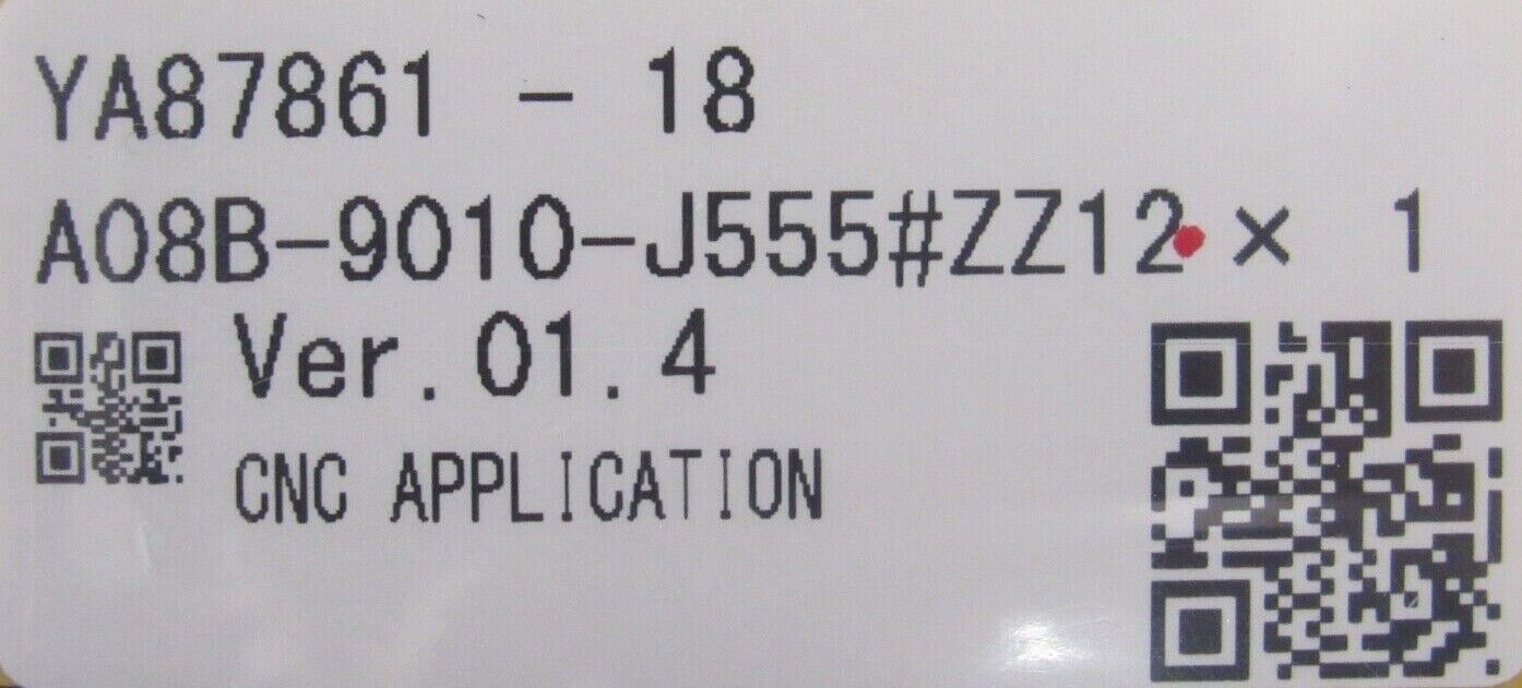 NEW FANUC A08B-9010-J555#ZZ12 CNC APPLICATION SOFTWARE WITH A08B-0088 ...
