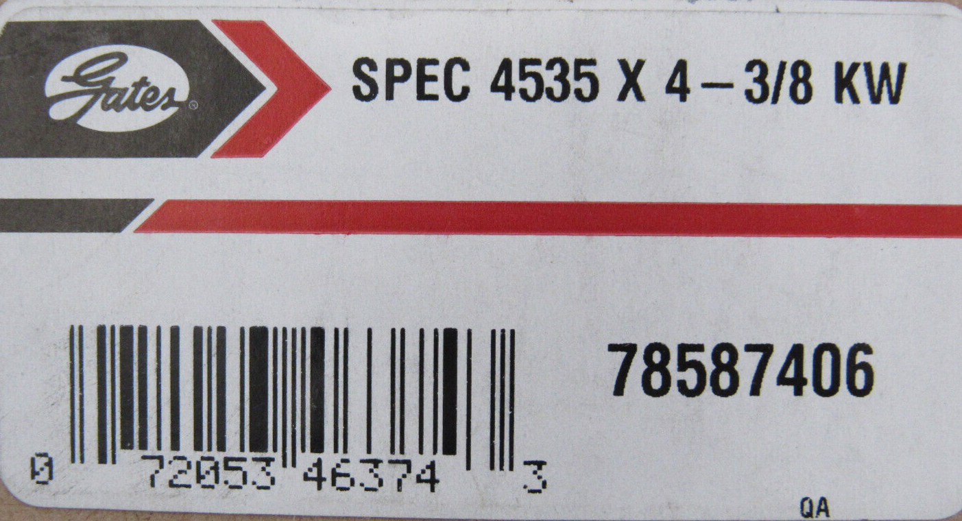 NEW GATES 78587406 TAPER-LOCK BUSHING 4535x4-3/8 FW - SB Industrial ...