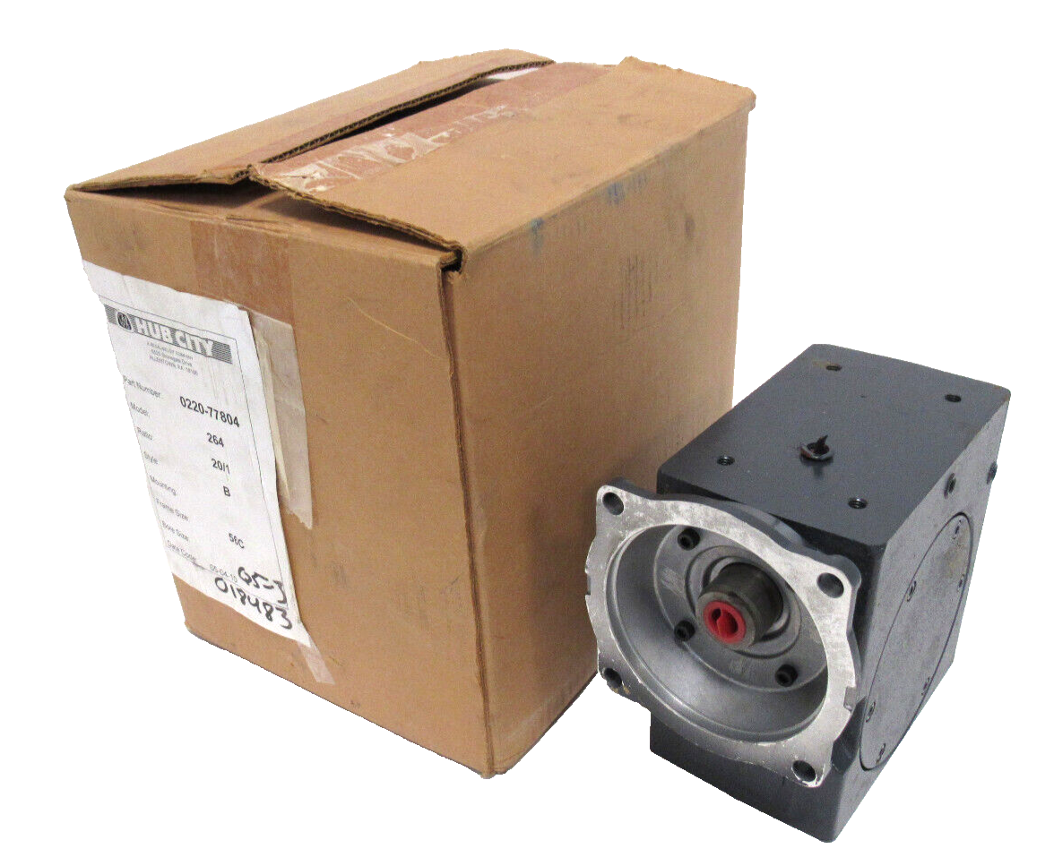 NEW HUB CITY 0220-77804 REDUCER 20:1 MODEL 264 STYLE B 56C 022077804 ...