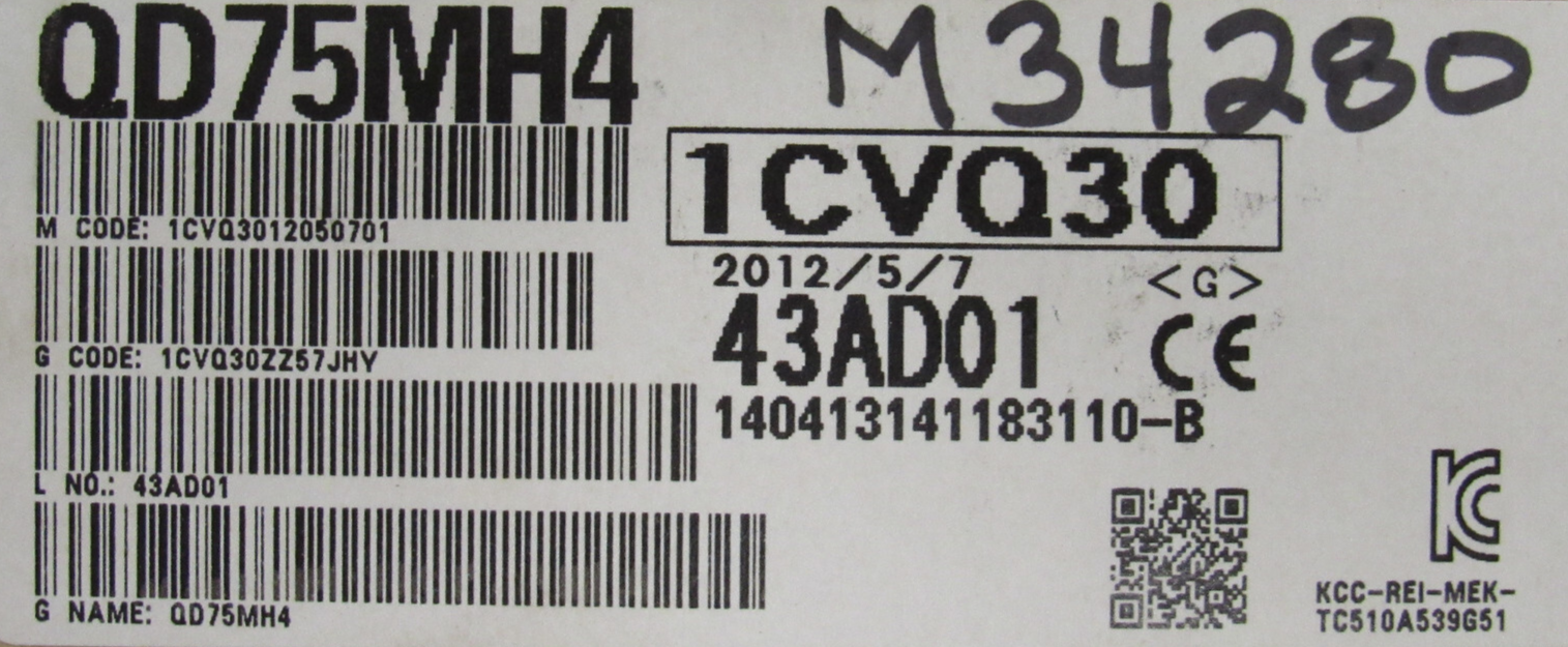 NEW MITSUBISHI QD75MH4 POSITIONING MODULE 1CVQ30 - SB Industrial Supply ...