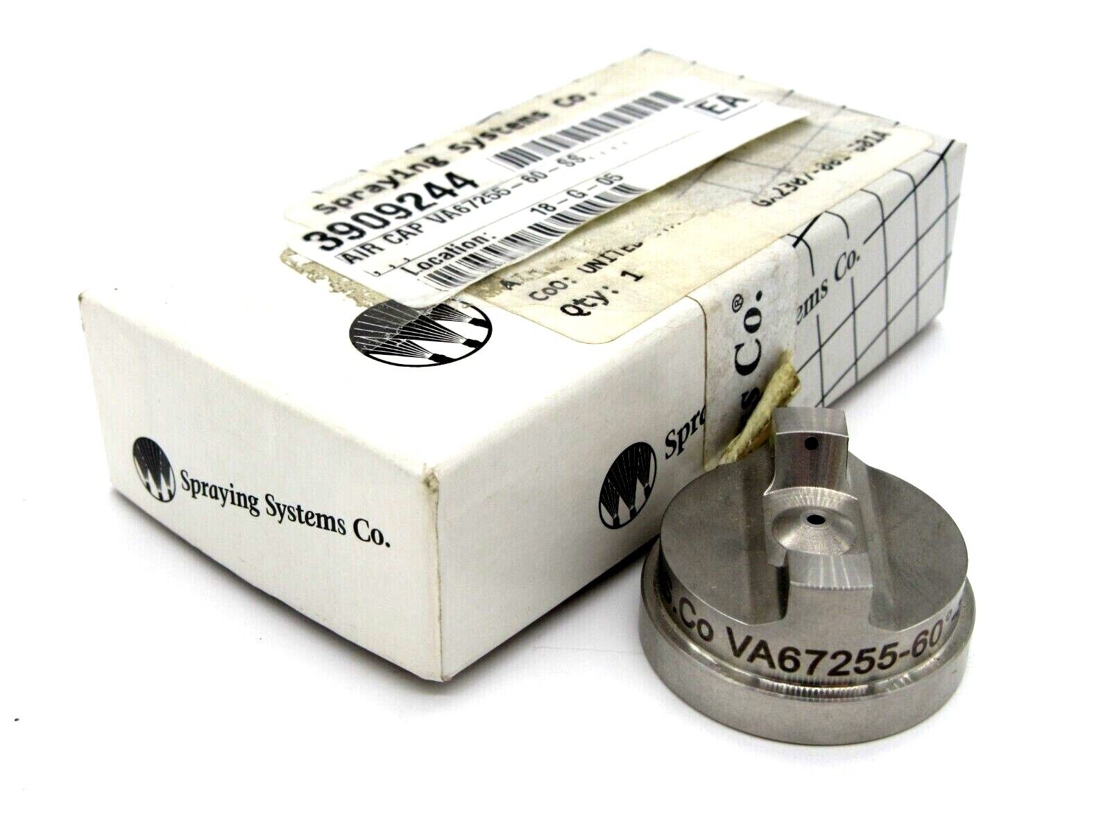 NEW SPRAYING SYSTIEMS CO. VA67255-60-SS AIR CAP VA6725560SS - SB ...